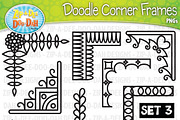 Doodle Corner Frames Clipart Set 3, an Illustration by Zip-A-Dee-Doo ...