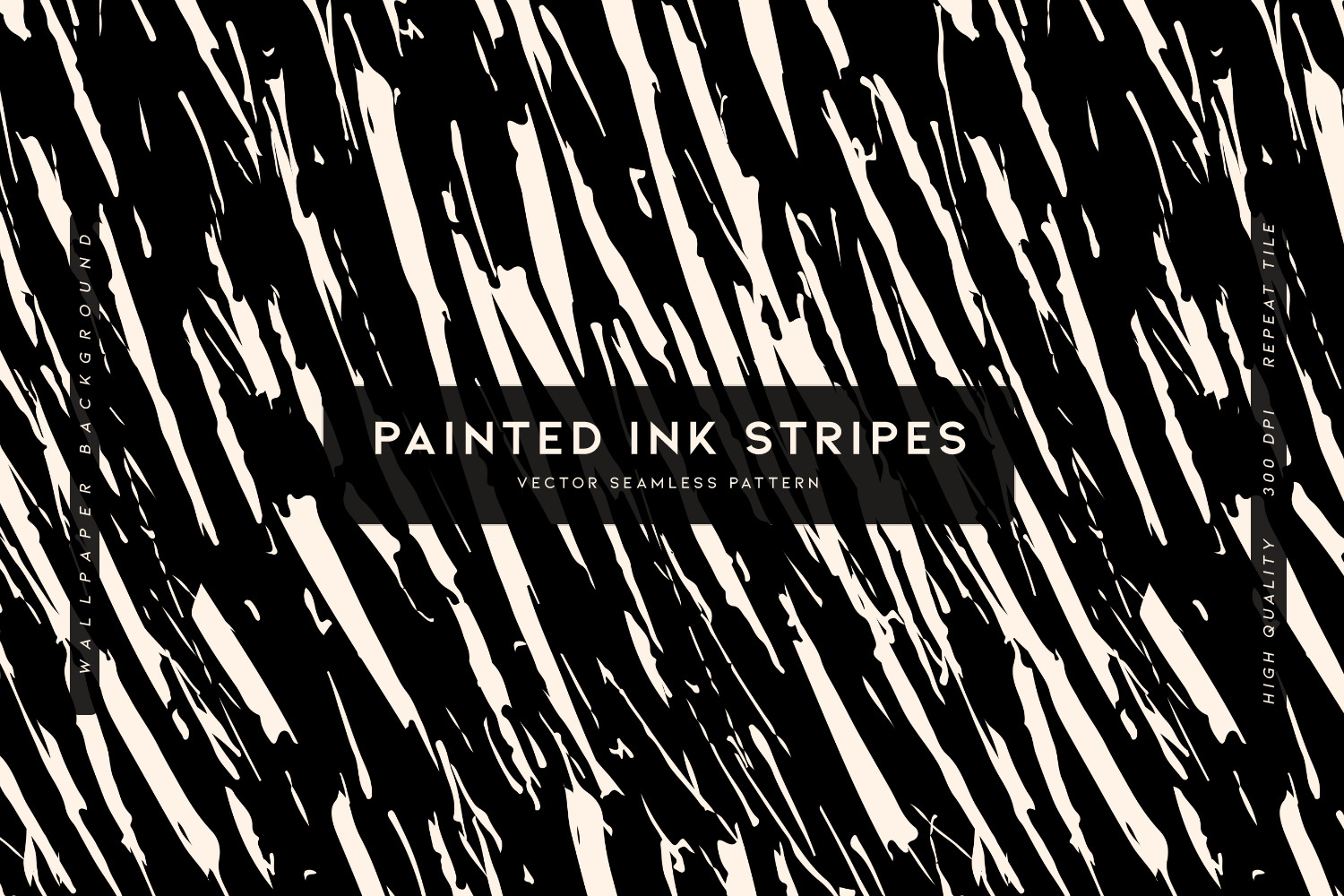 Painted Ink Stripes, a Pattern Graphic by MalyskaStudio | Creative Market