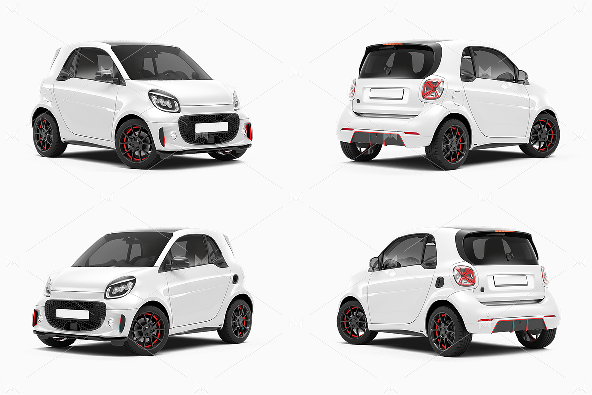 Smart EQ Fortwo Mockup