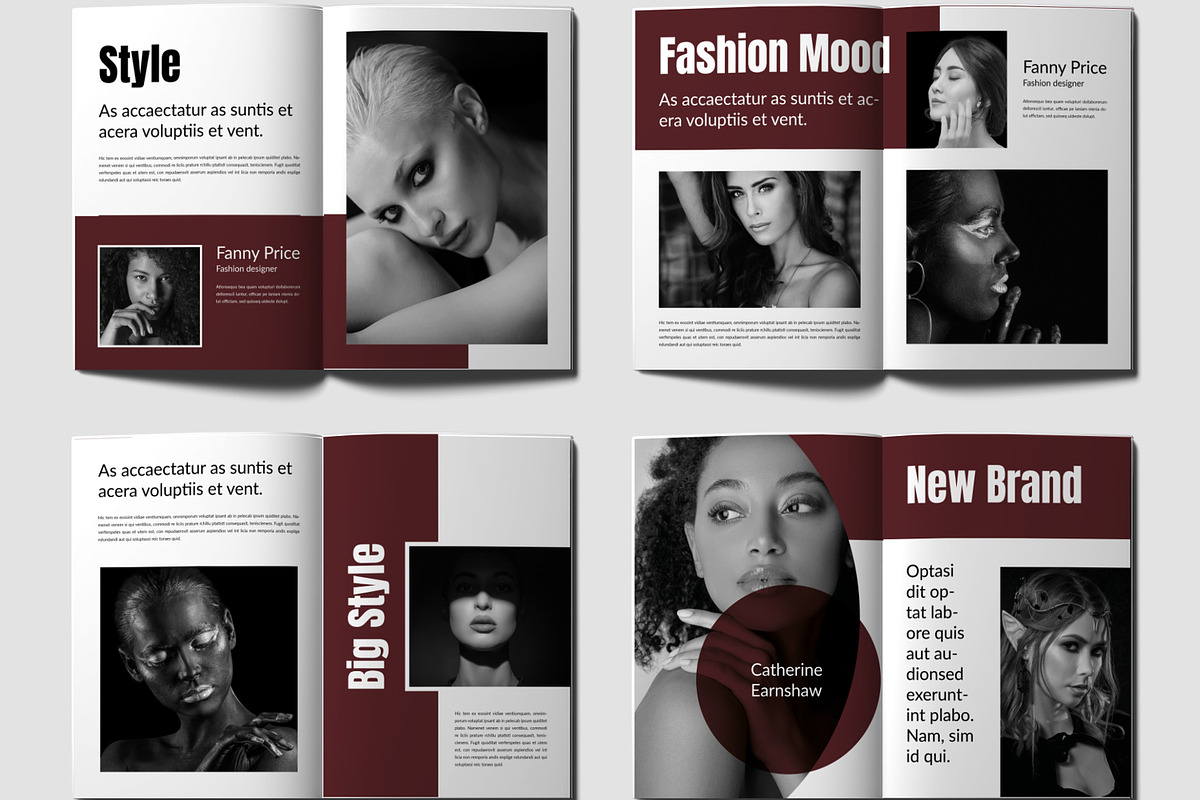 Life Style Magazine Template Layout