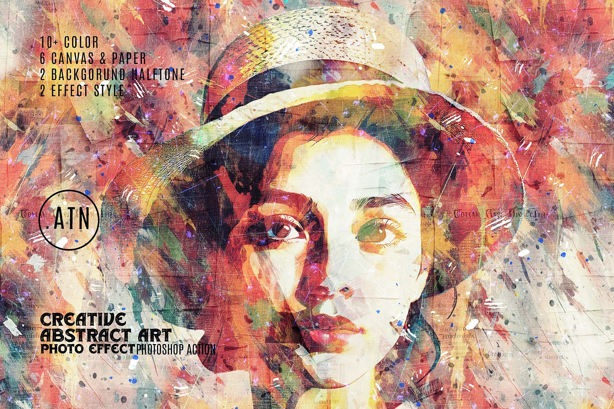 Creative Abstract Art Effect, an Action Add-On by MRI STUDIO