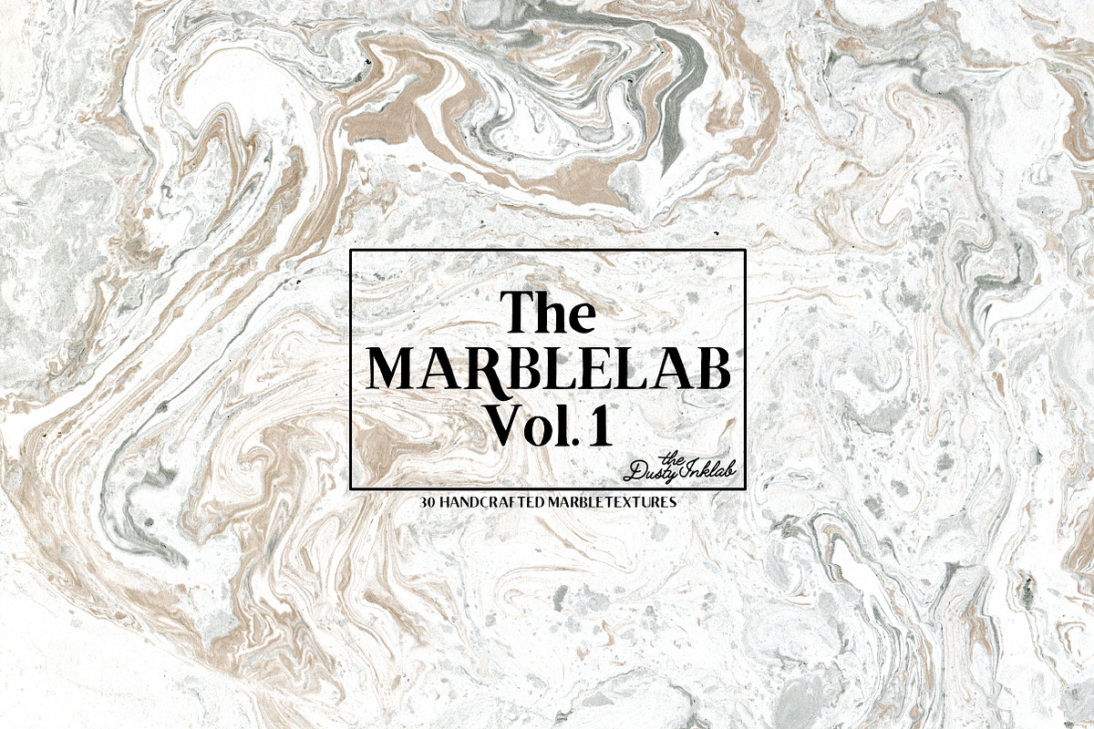 The Marble Lab Vol. 1, a Texture Graphic by The Dusty Inklab
