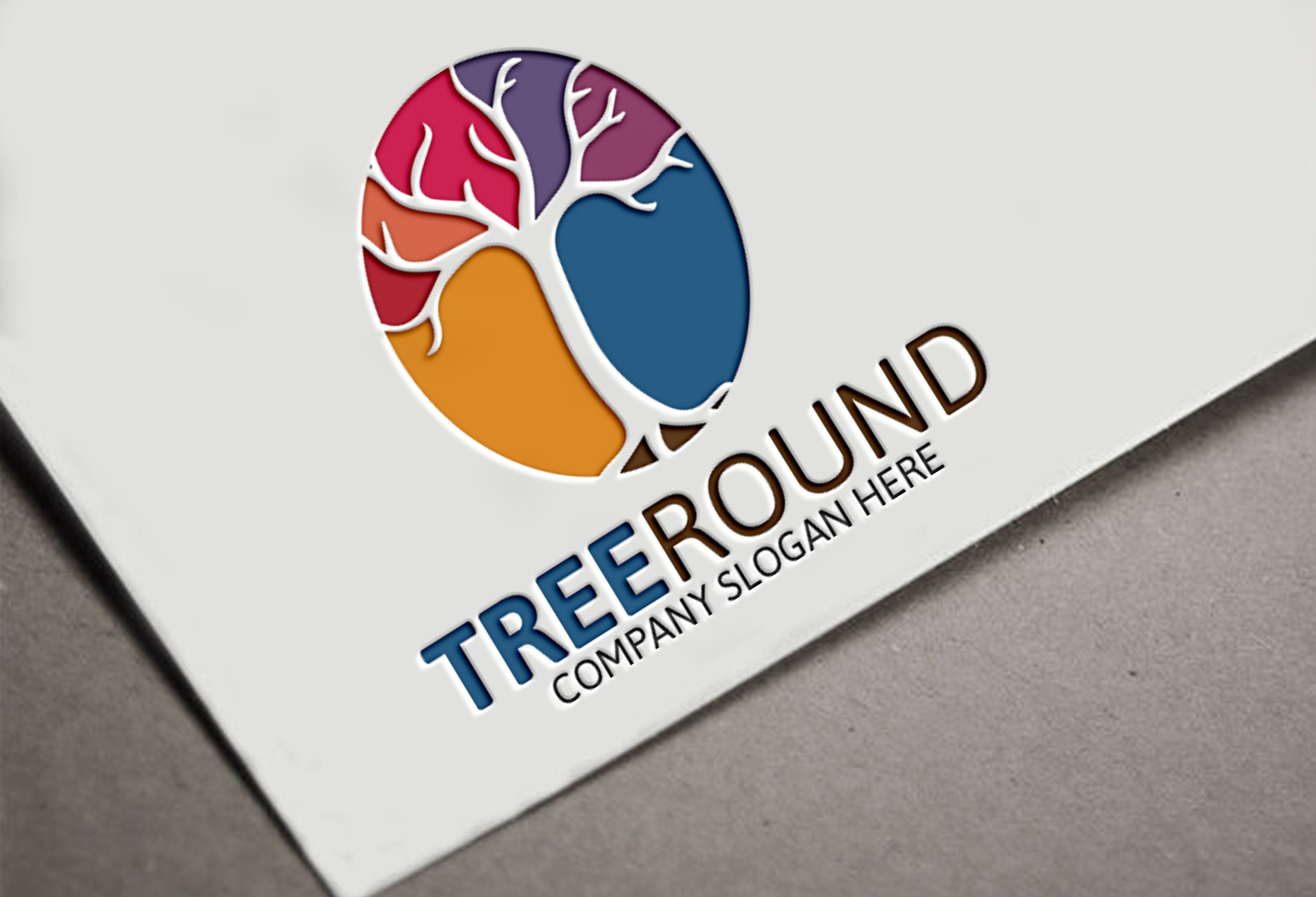 Tree Round Logo, a Branding & Logo Template by Josuf Media