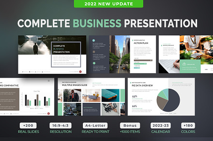 Axa | Powerpoint Template, a Presentation Template by Zacomic Studios