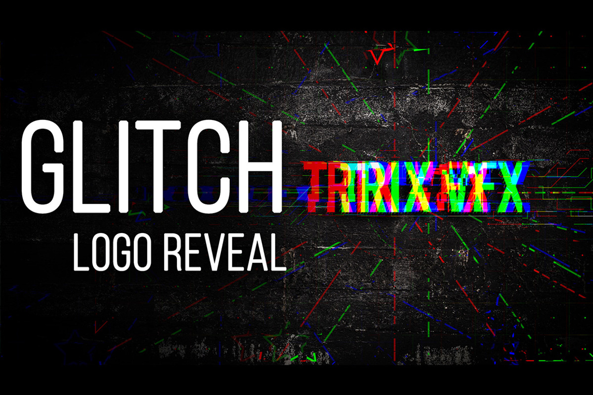 Glitch Logo Reveal, a Branding & Logo Template by TrixVFX