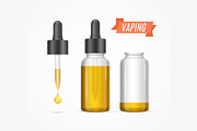 Vaping E-liquid Bottle, Vector, a Healthcare Illustration by More Shop