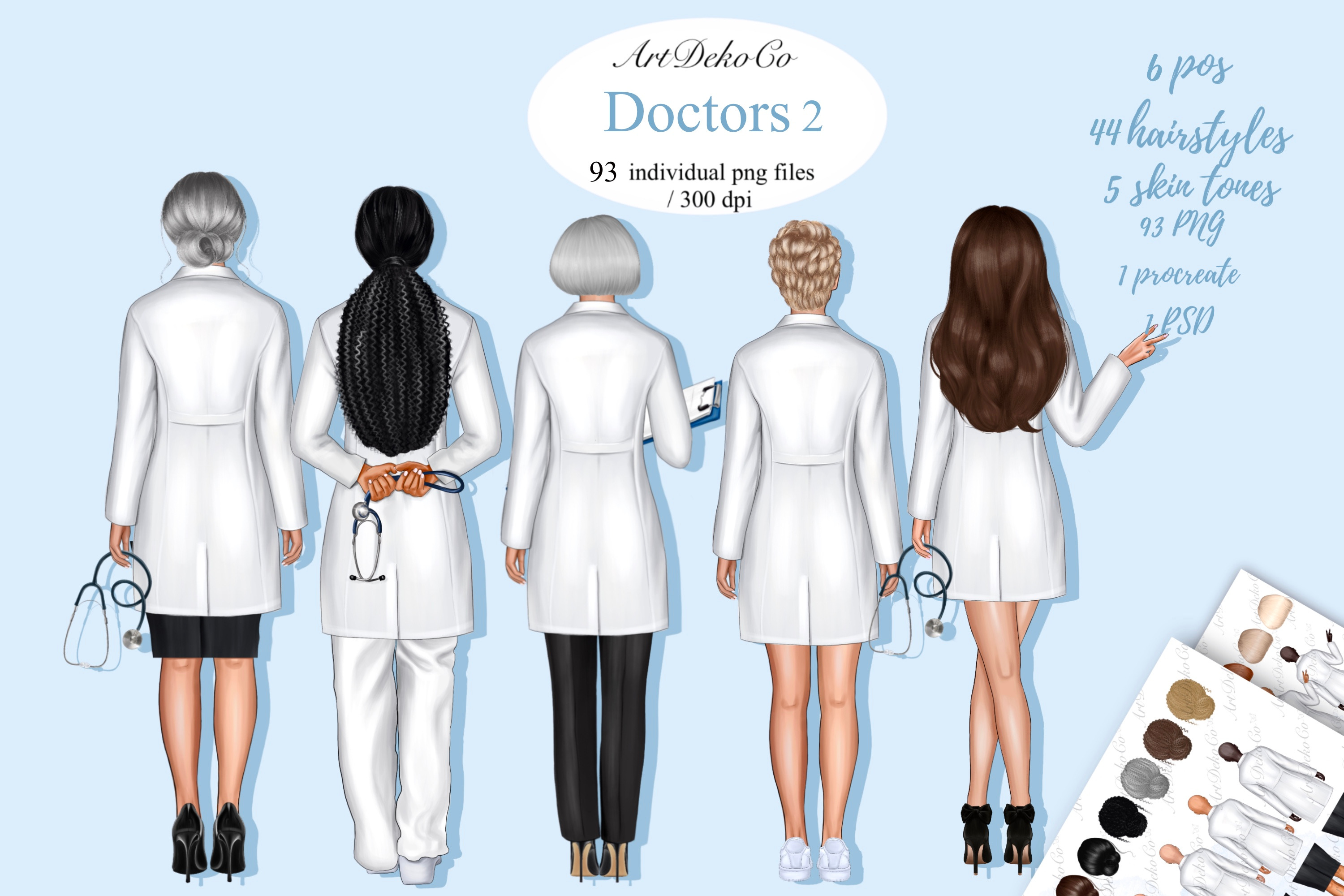 Doctor Clipart, Create Doctor, a Person Illustration by DekoArt