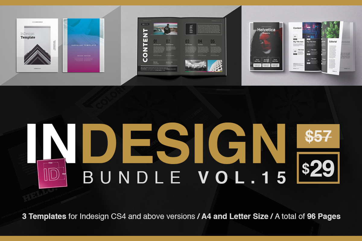 Indesign Templates Bundle 15, a Templates & Theme by Luuqas Design ...