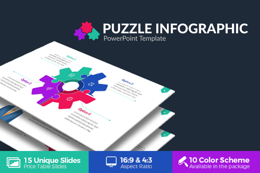 Puzzle Infographic design