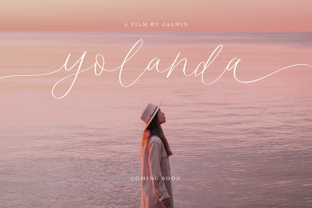 Adeline - Modern Light Calligraphy, a Script Font by Bale Type