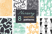 8 Fun Neutral Nursery Patterns, a Pattern Graphic by Oksancia's Surface ...