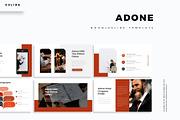 Adone - Google Slide Template, a Presentation Template by AQR Studio