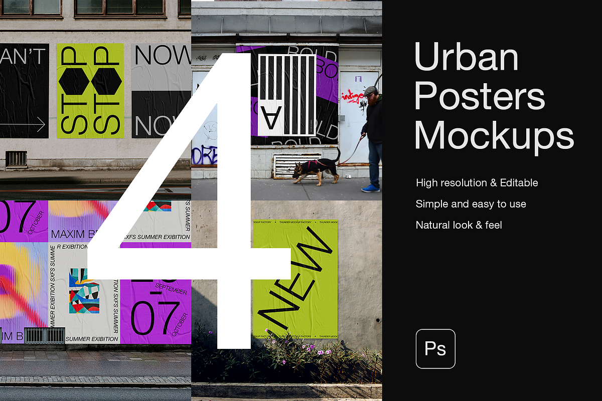 Urban Posters Mockups