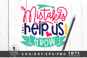 Mistakes Help Us Grow SVG DXF EPS, an Education Illustration by ...