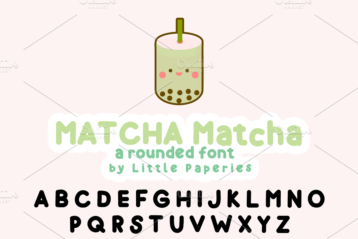 Matcha Matcha Font - Fonts for Sale