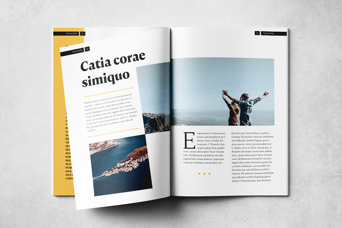 Minimal Magazine Layout | Creative Market