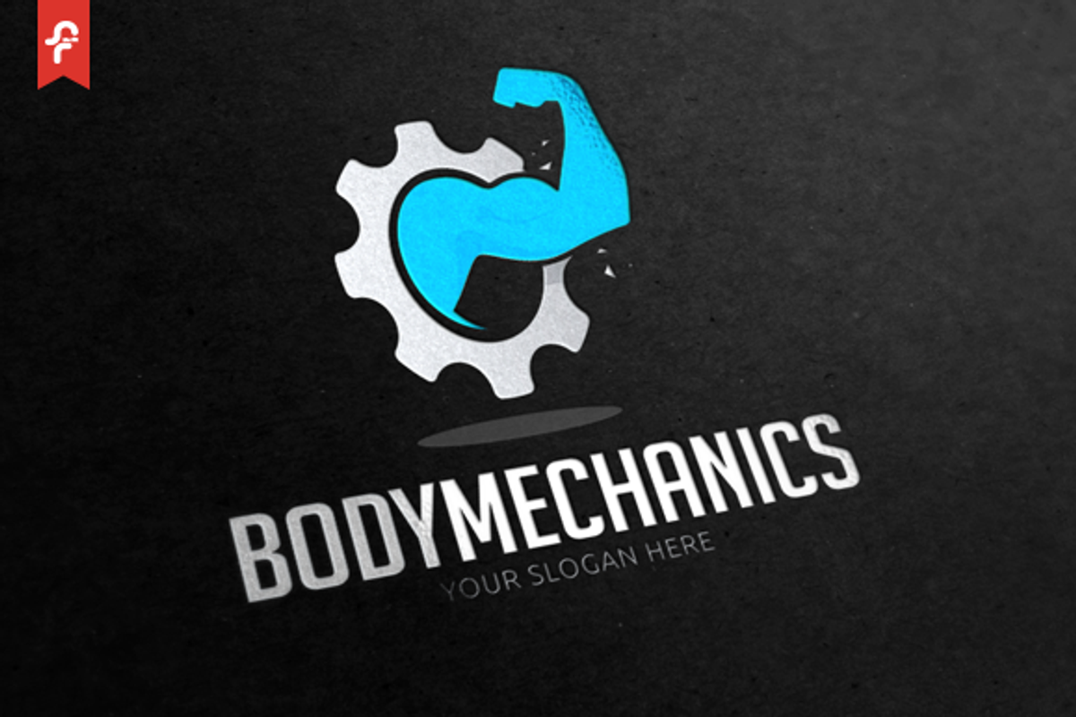 Body Mechanics Logo, a Branding & Logo Template by ft.studio