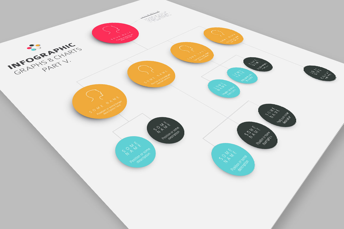 Infographic Hierarchy Template, an Object Graphic by Orson