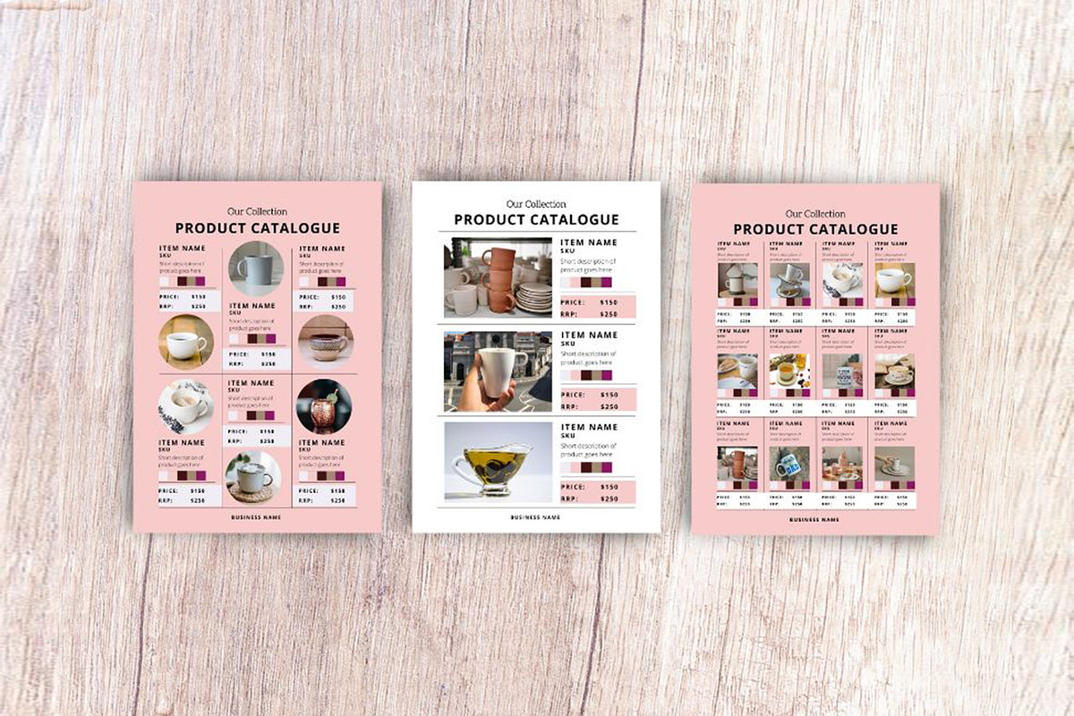 Editable Wholesale Line Sheet, a Flyer Template by iloveTemplate