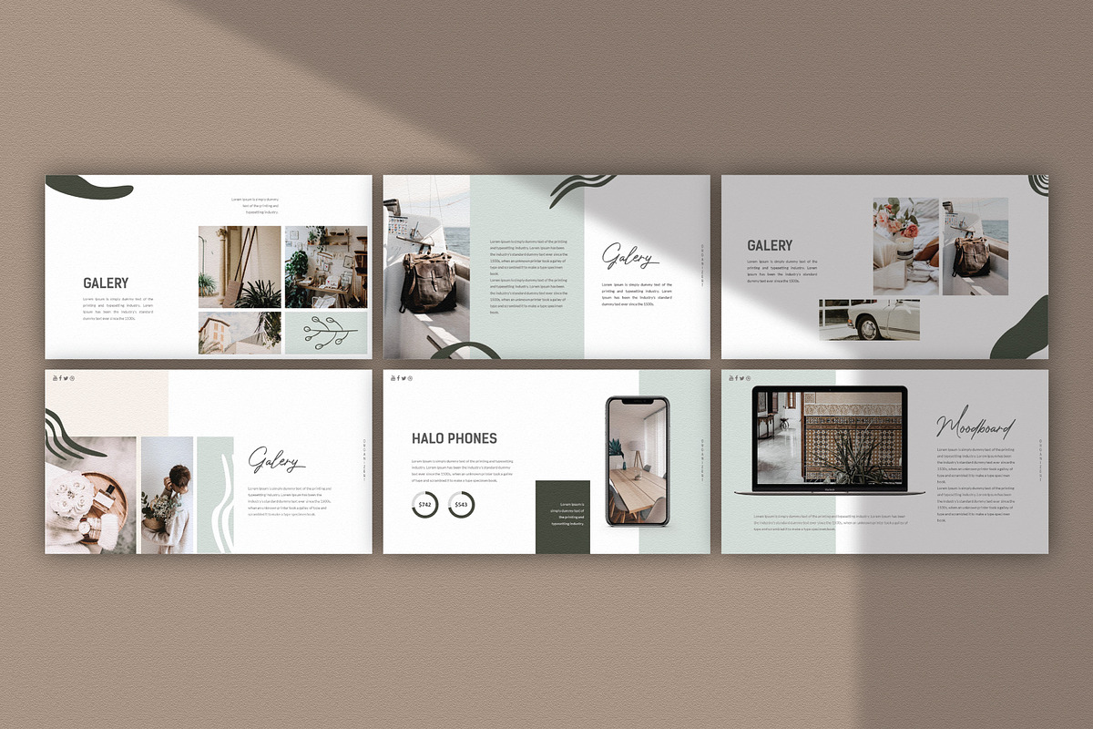 Organizert PowerPoint Template, a Presentation Template by Spesifikdesign
