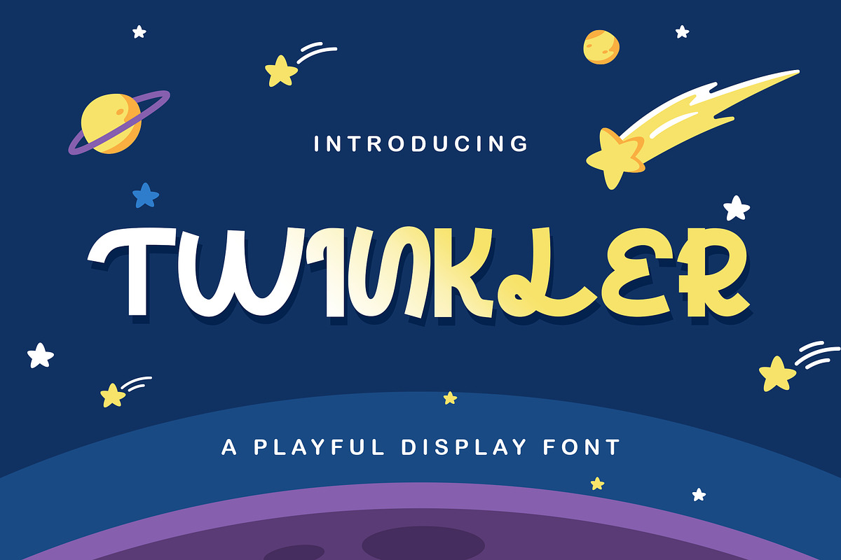 Twinkler Playful Display Font, a Sans Serif Font by BlancaLab Studio
