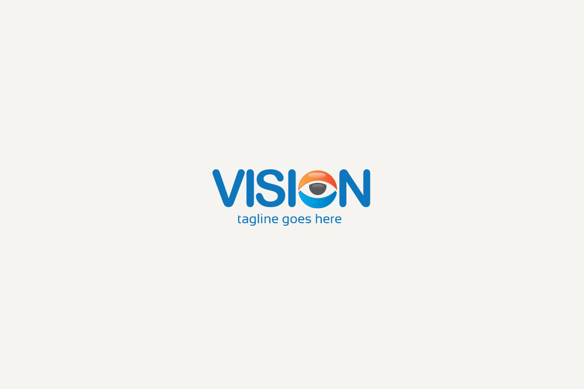 Vision Logo, a Branding & Logo Template by CAIRON CREATIVESTUDIO