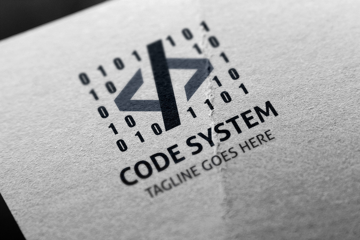 Code System Logo, a Branding & Logo Template by Design_Planet