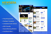 Newsera WordPress Theme, a WordPress Template by Weblizar Themes & Plugin