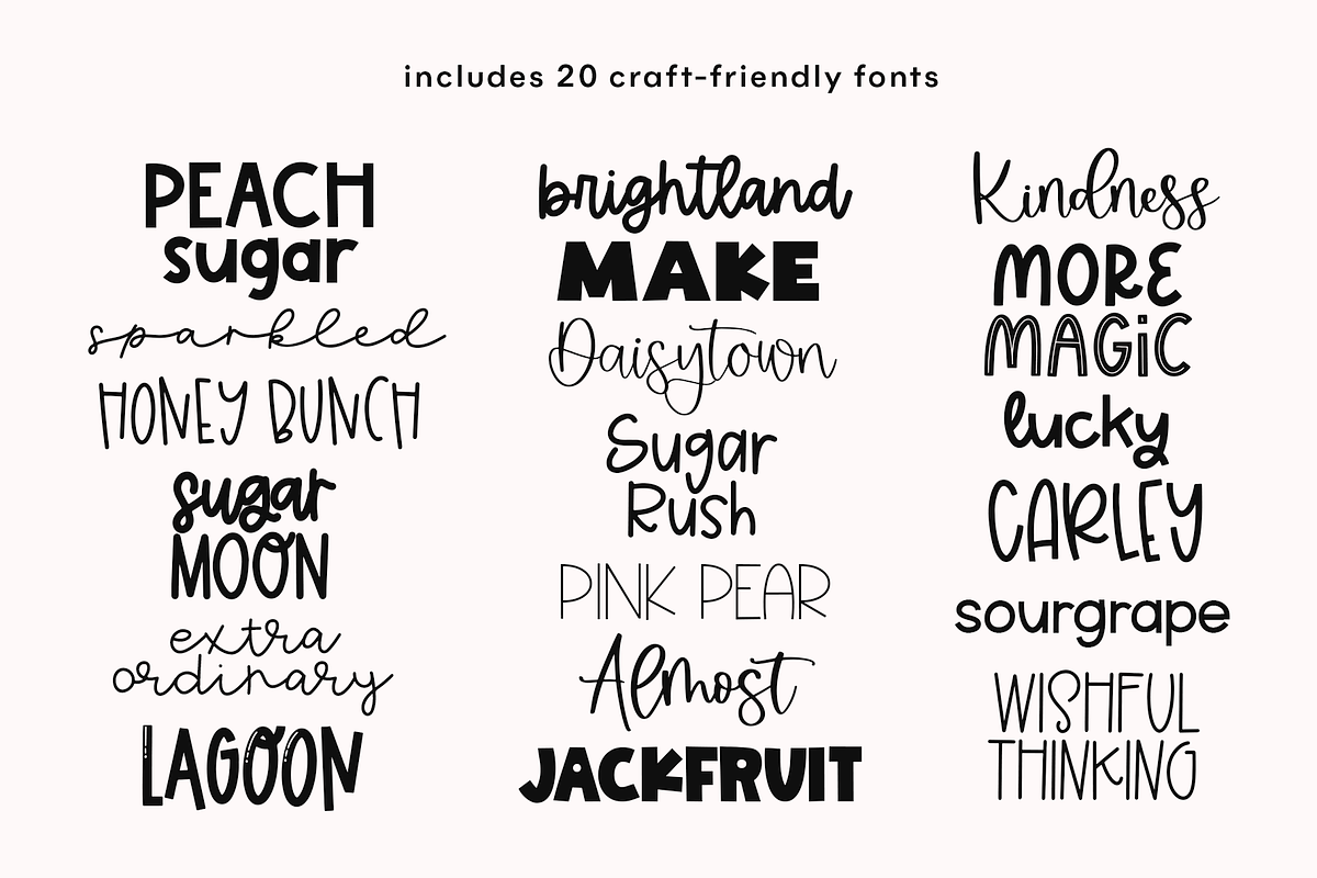 Cute Handwritten Font Bundle | Vol 2