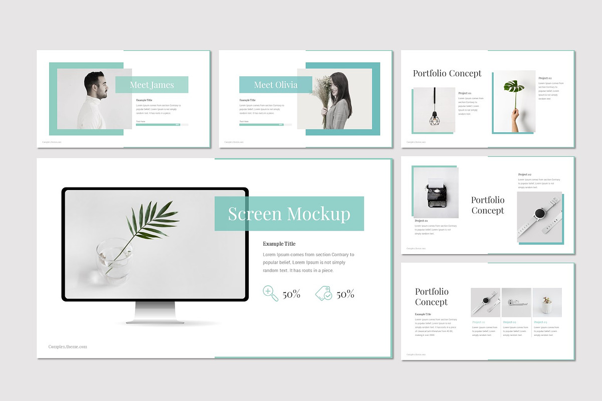 Complex - Google Slides Template, a Presentation Template by inspirasign
