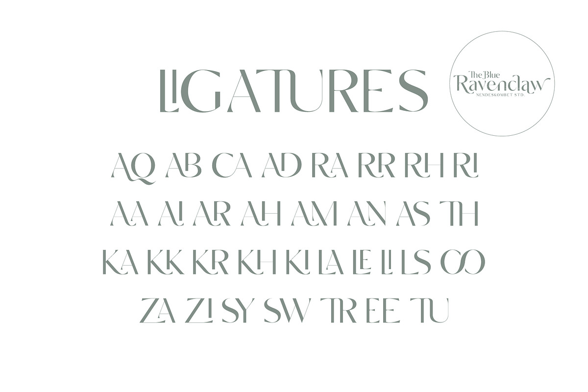 The Blue Ravenclaw - Stylistic Sans, a Sans Serif Font by NendesKombet ...