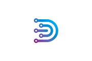 D Tech Logo, a Branding & Logo Template by Creative_Graphic