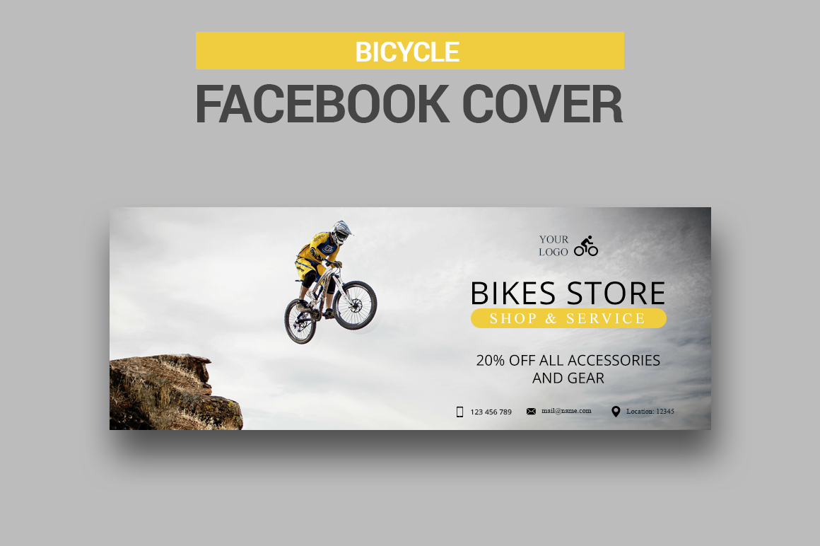 Bicycle Facebook Cover - SK, a Social Media Template by UNIK Agency