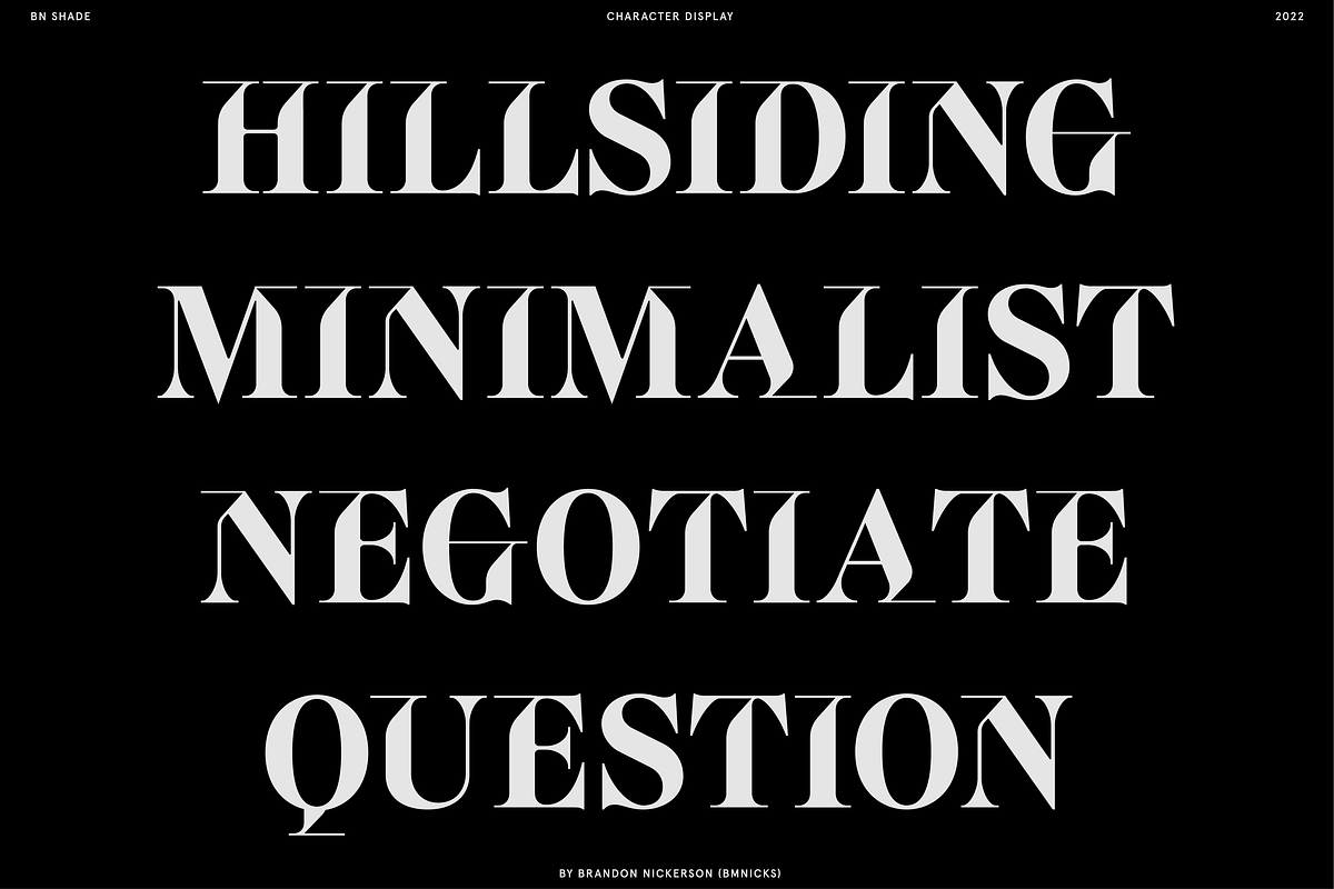 Killwit Display Typefae