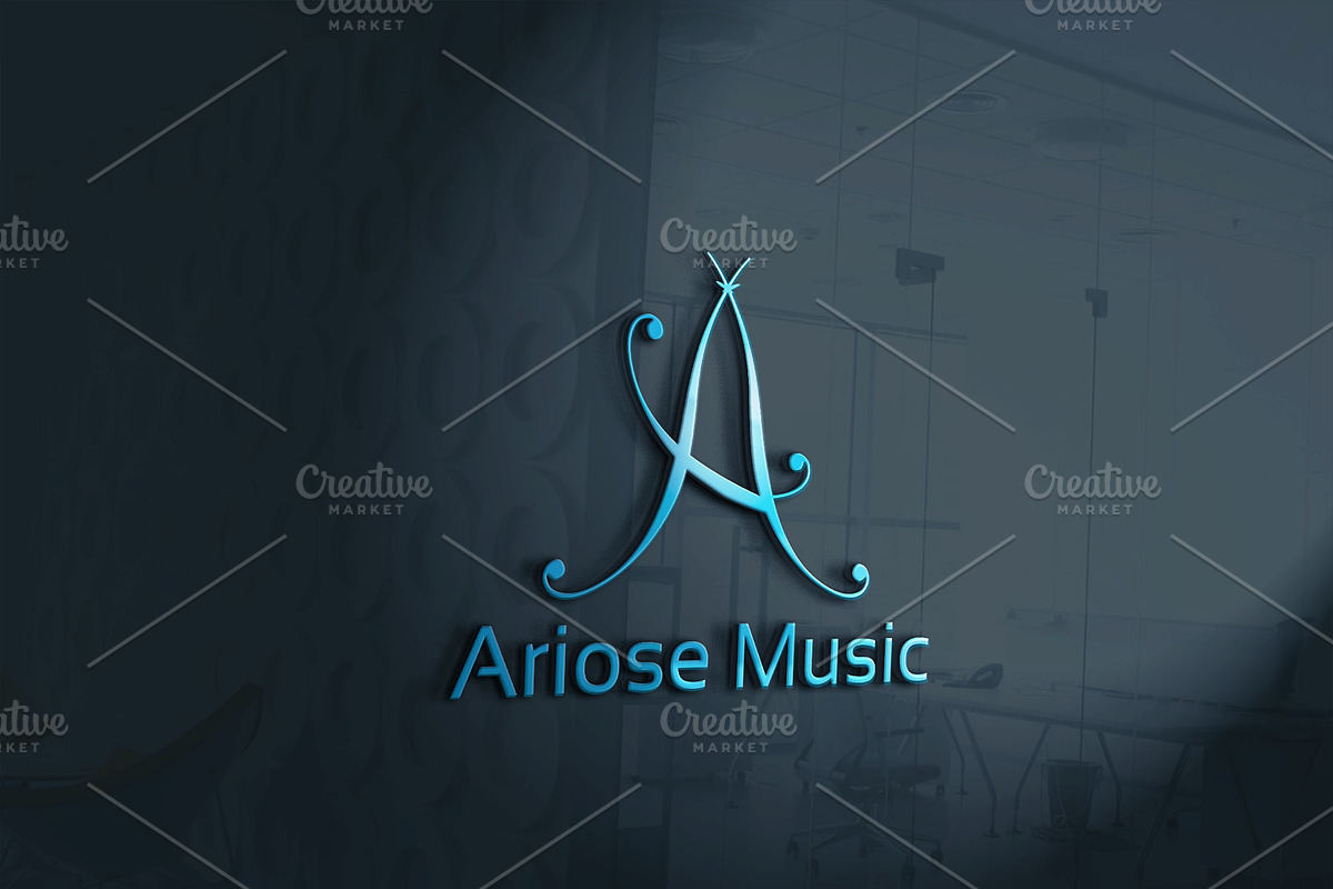 Ariose Music Logo, a Branding & Logo Template by Josuf Media