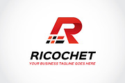 Ricochet Logo Template, a Branding & Logo Template by The Branding Fusion
