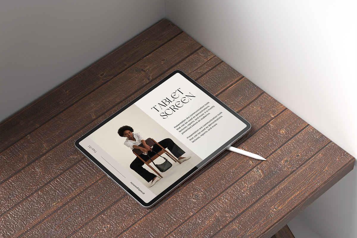 Realistic Laptop and Tablet Mockup