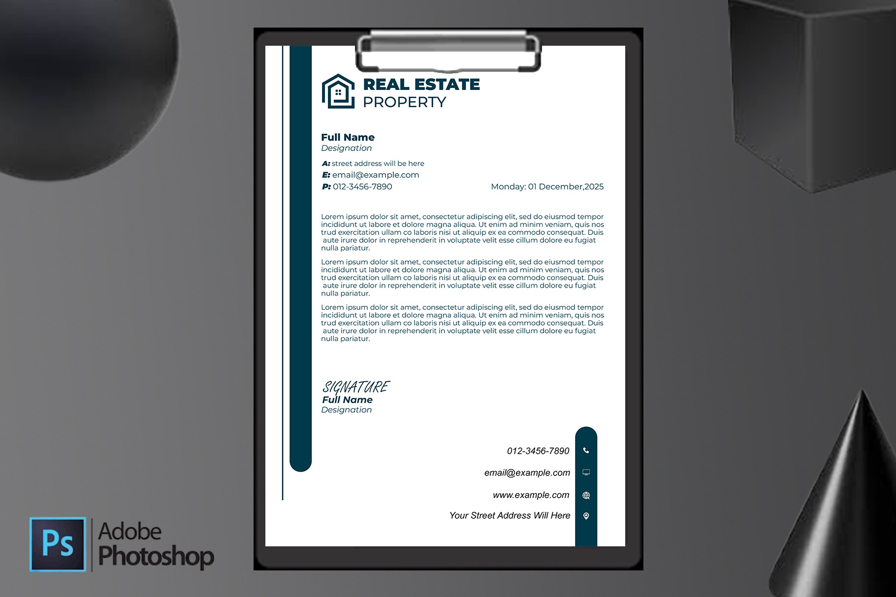 A4 Letterhead Template