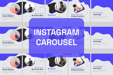 Social Media and Instagram Carousel | Social Media Templates ~ Creative ...