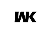 WK logo design, a Branding & Logo Template by xcoolee