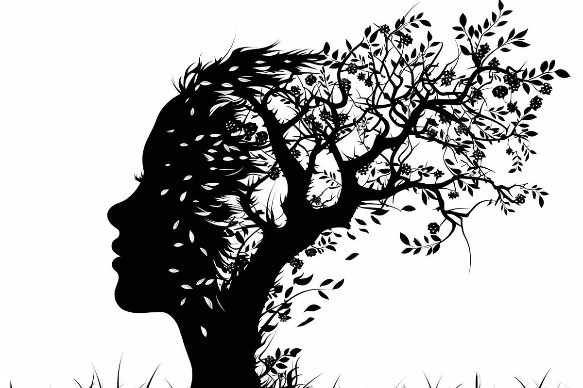 Tree Woman Laser Cut Bundle, a Graphic by Creativeshirt