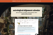 Astrological Alignment Calendar