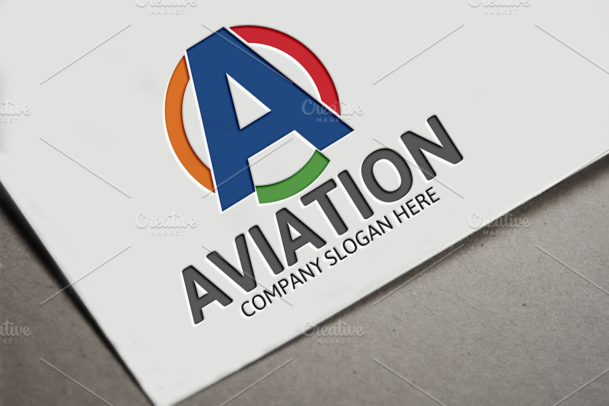 Aviation Logo-A Letter, a Branding & Logo Template by Josuf Media