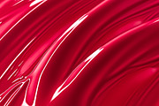 Glossy red cosmetic texture as beauty make-up product background ...