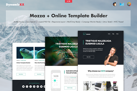 Mymbu + Online Template Builder, an Email Template by DynamicXX