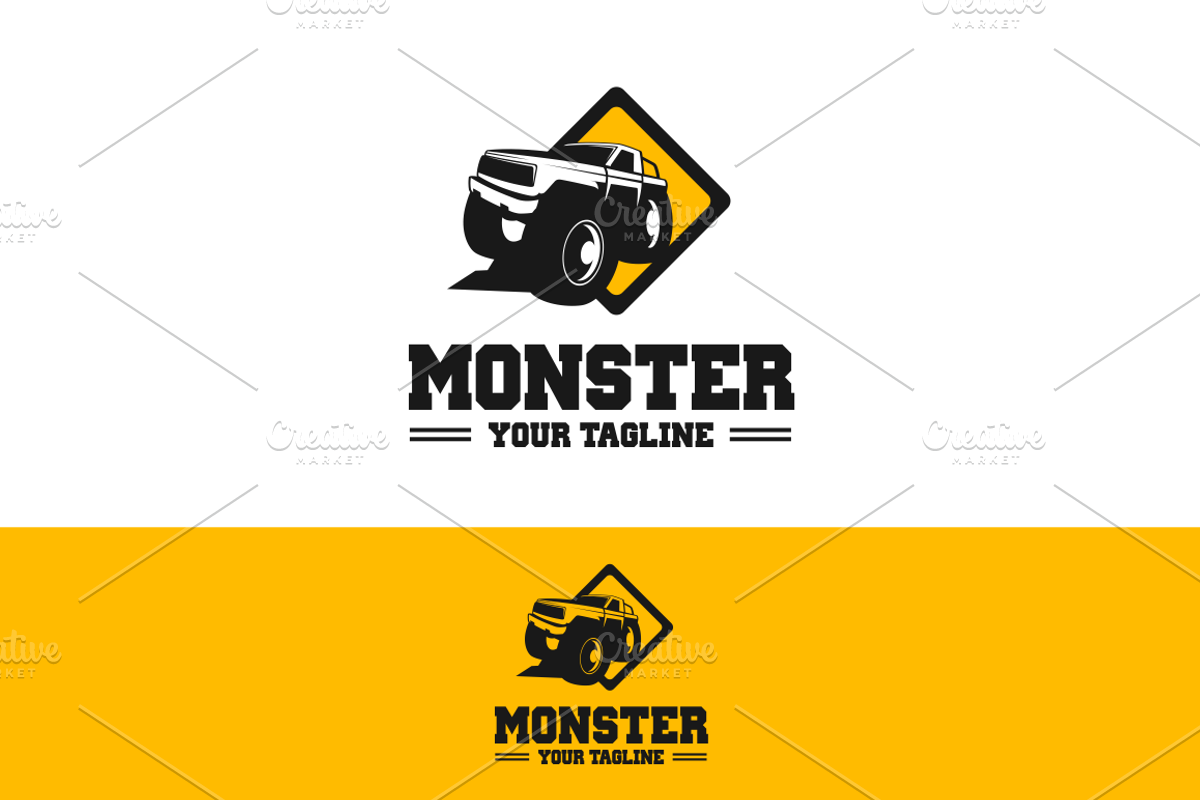 Monster Logo Template, a Branding & Logo Template by TFamz