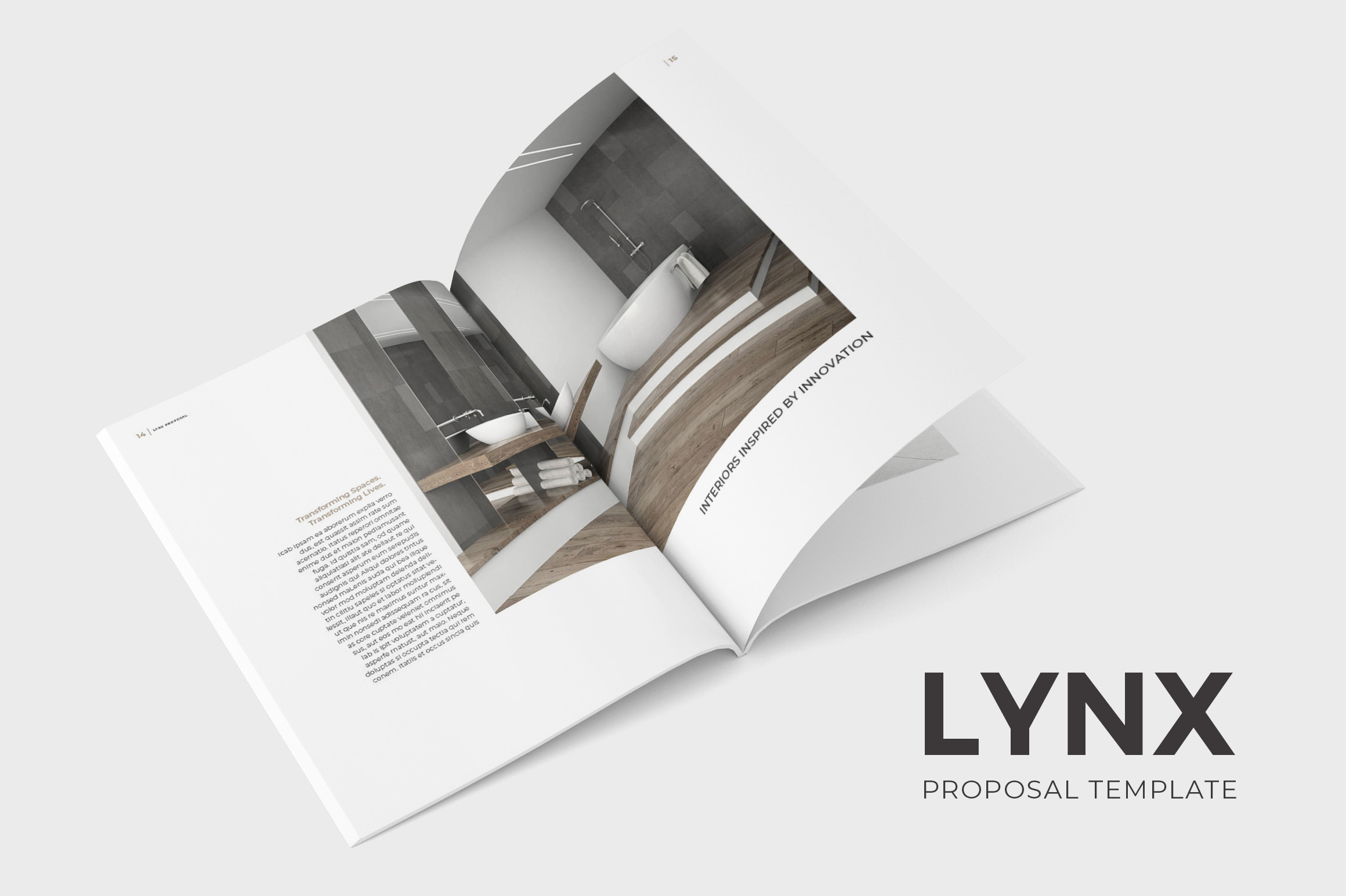 Lynx Proposal Template, a Brochure Template by SlideStation | Creative ...