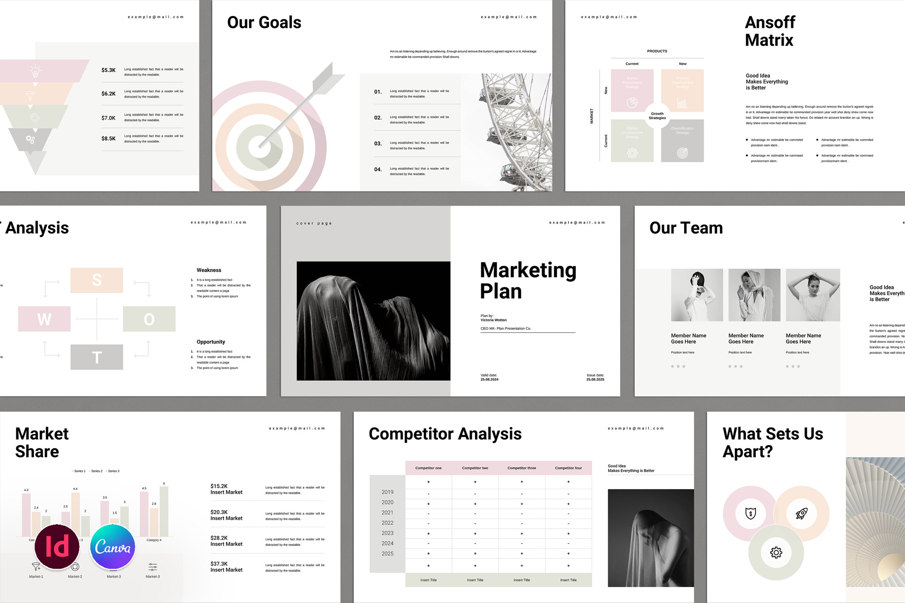 Marketing Plan Presentation Template, a Presentation Template by ...