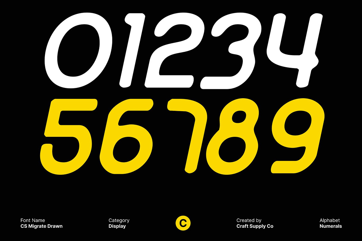 CS Migrate Drawn–Bauhaus Display Font