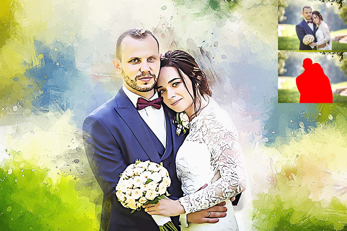 Oil Painting Canvas Photo Effect